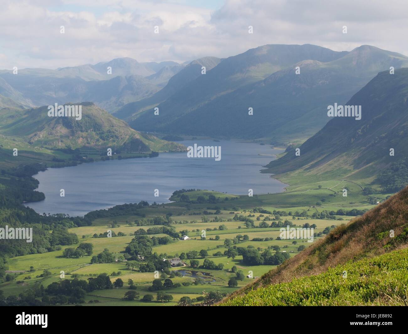 Crummock water from red pike hi-res stock photography and images - Alamy
