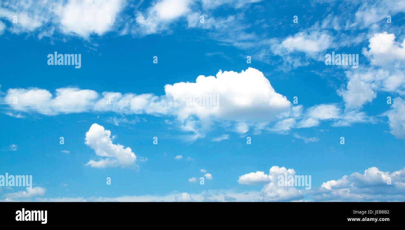 Sky fresh air nature abstract background with white clouds Stock Photo ...