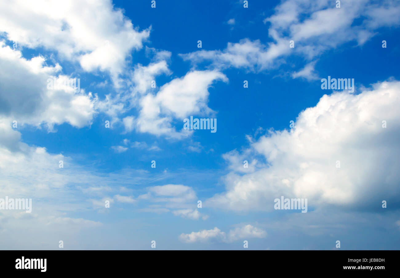 Sky fresh air nature abstract background with white clouds Stock Photo ...
