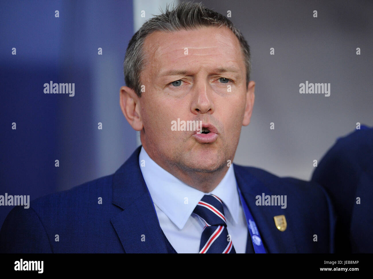 Adrian Boothroyd during the UEFA European Under-21 match between ...