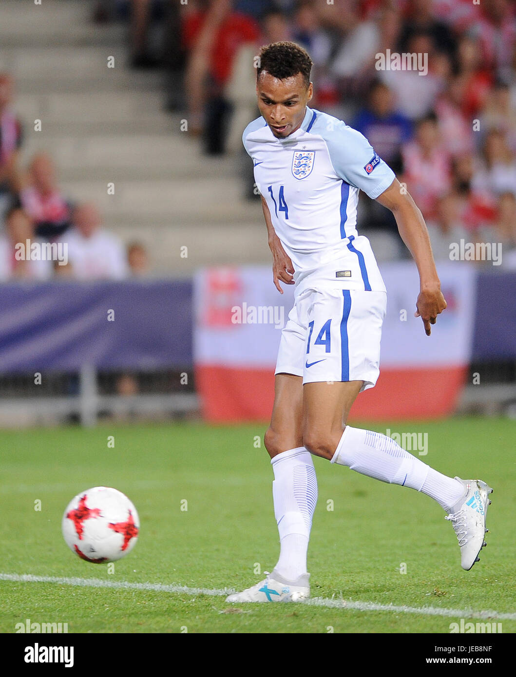 Jacob Murphy goal celebration during the UEFA European Under-21 match ...