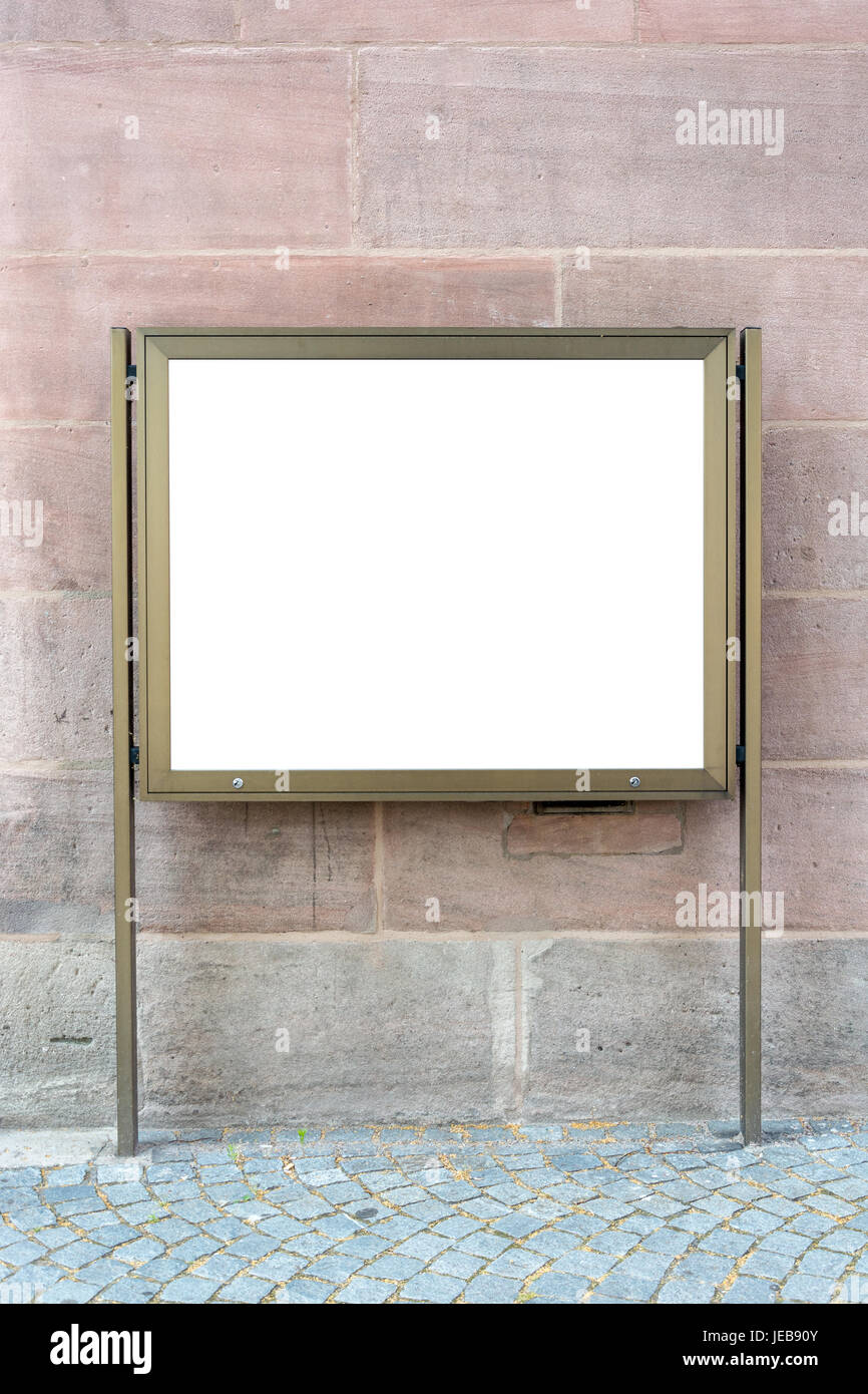 Blank ad space hi-res stock photography and images - Alamy