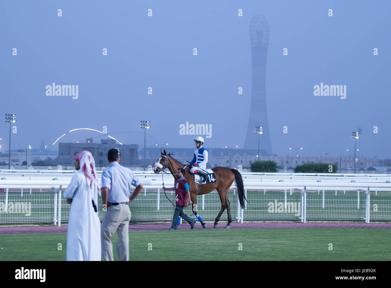 Qatar horse races hi-res stock photography and images - Alamy