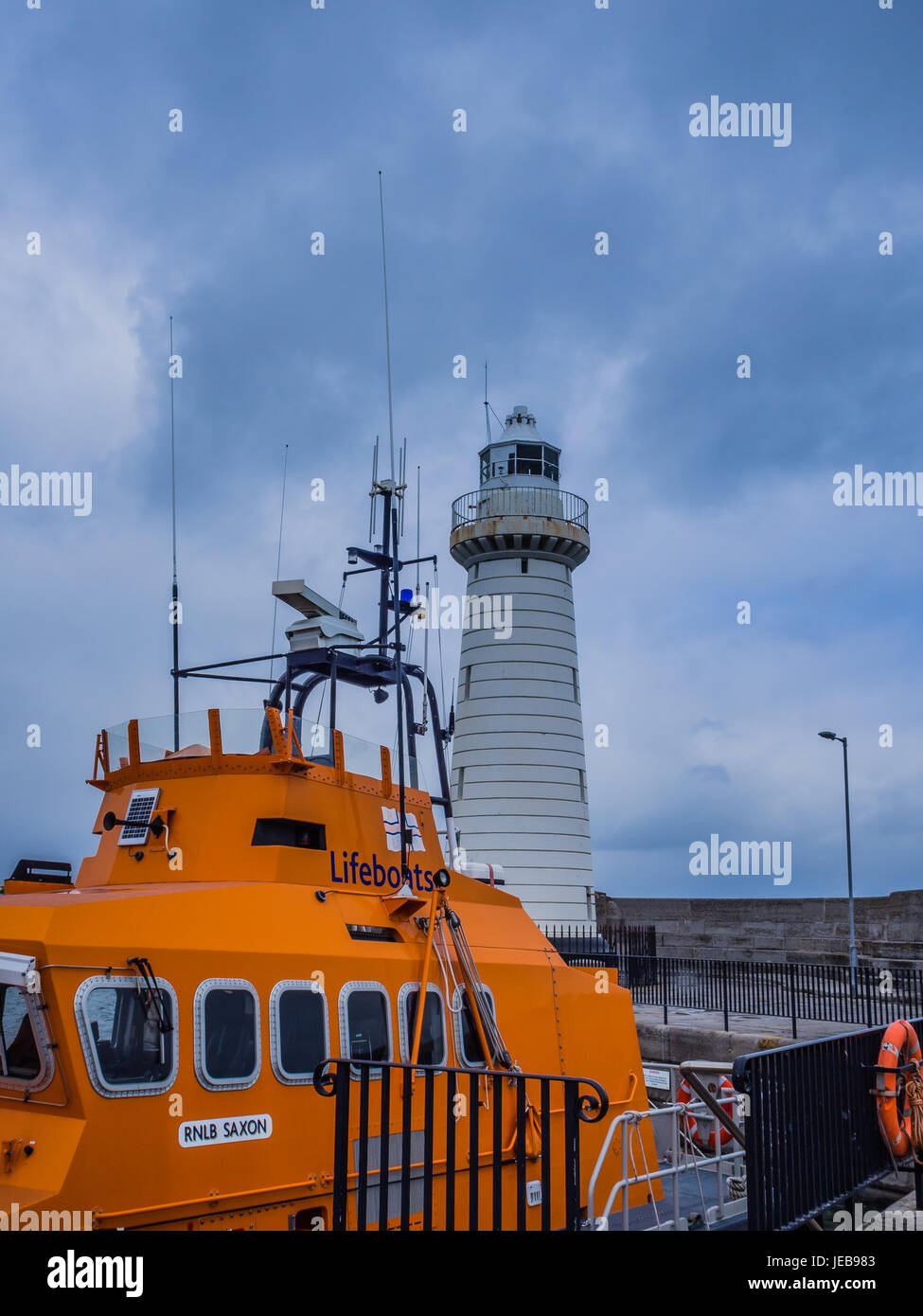 RNLI lifeboat at Donaghadee in June Stock Photo - Alamy