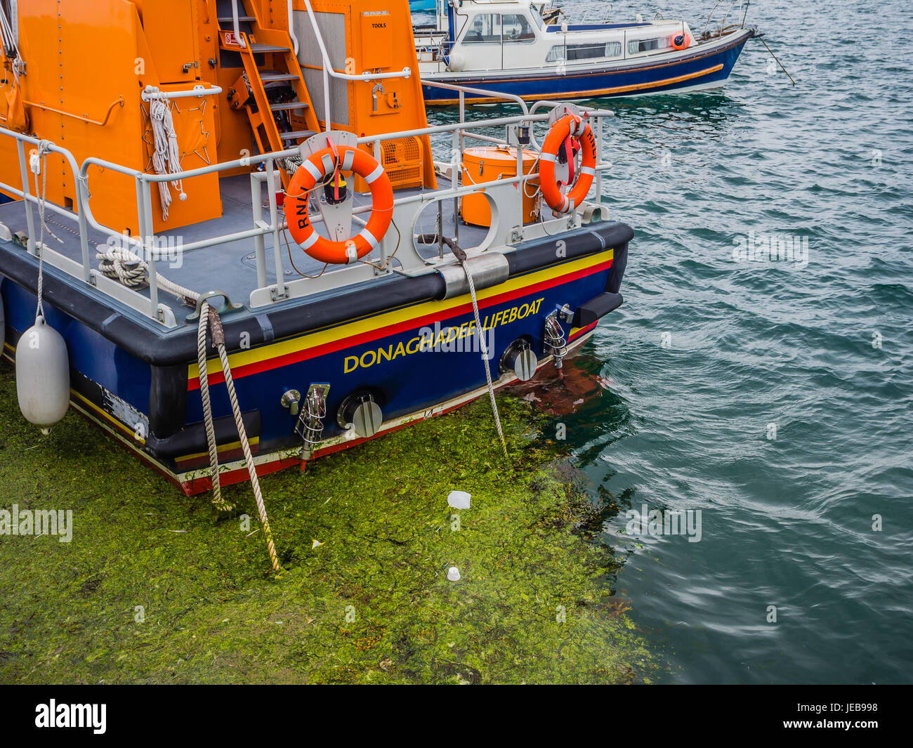 RNLI lifeboat at Donaghadee in June Stock Photo - Alamy