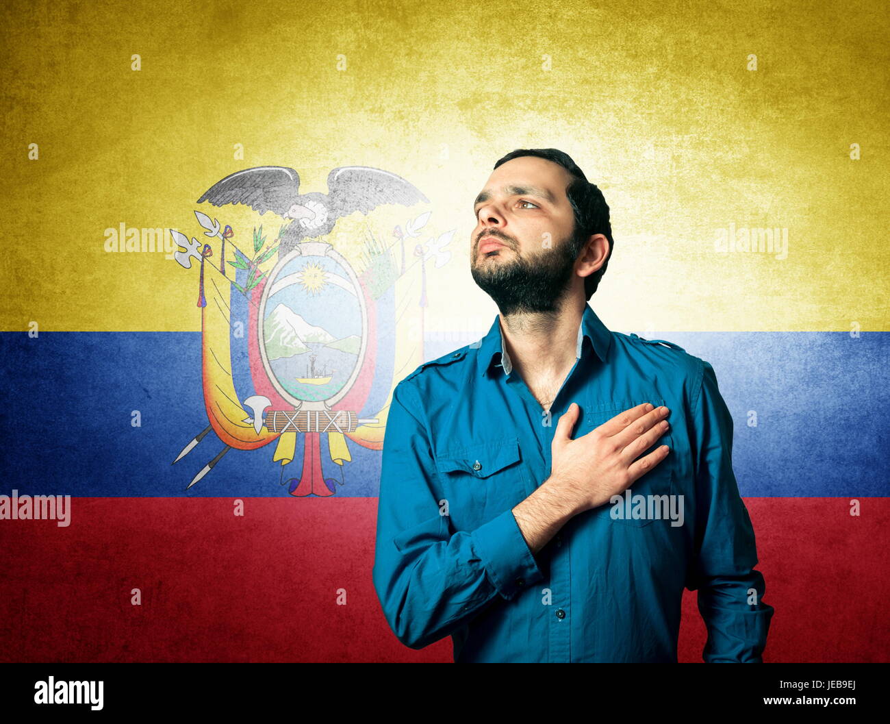 patriot man standing closeup portrait Stock Photo - Alamy