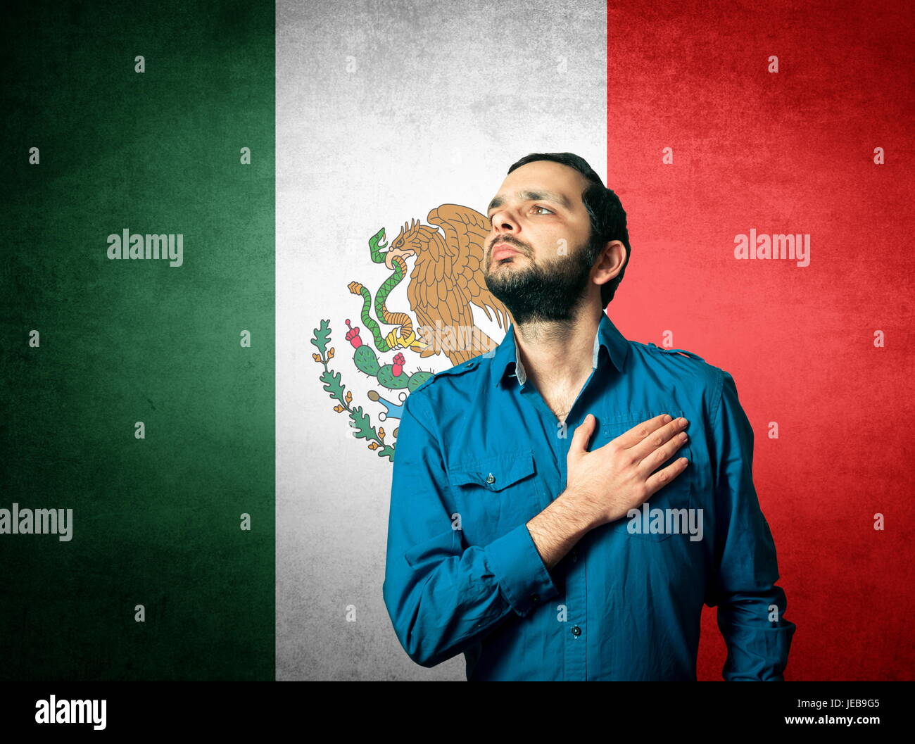 patriot man standing closeup portrait Stock Photo - Alamy