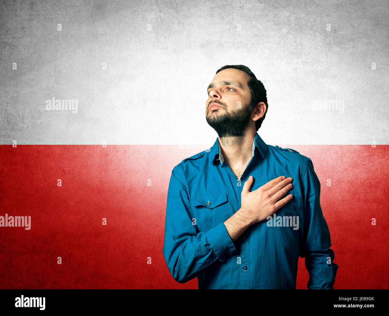 patriot man standing closeup portrait Stock Photo - Alamy