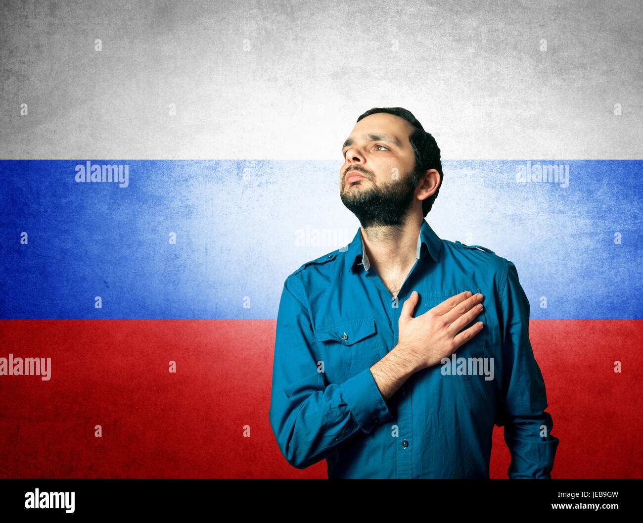 patriot man standing closeup portrait Stock Photo - Alamy