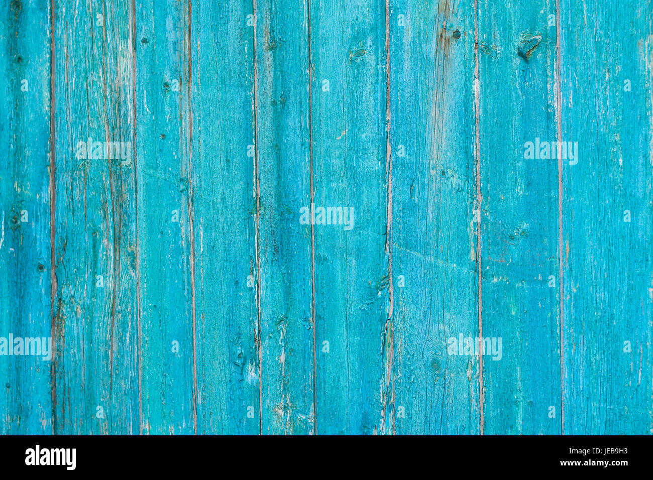 Wooden texture of an old fence painted blue Stock Photo - Alamy
