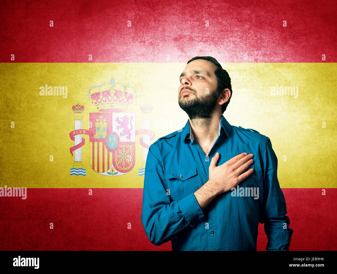 patriot man standing closeup portrait Stock Photo - Alamy