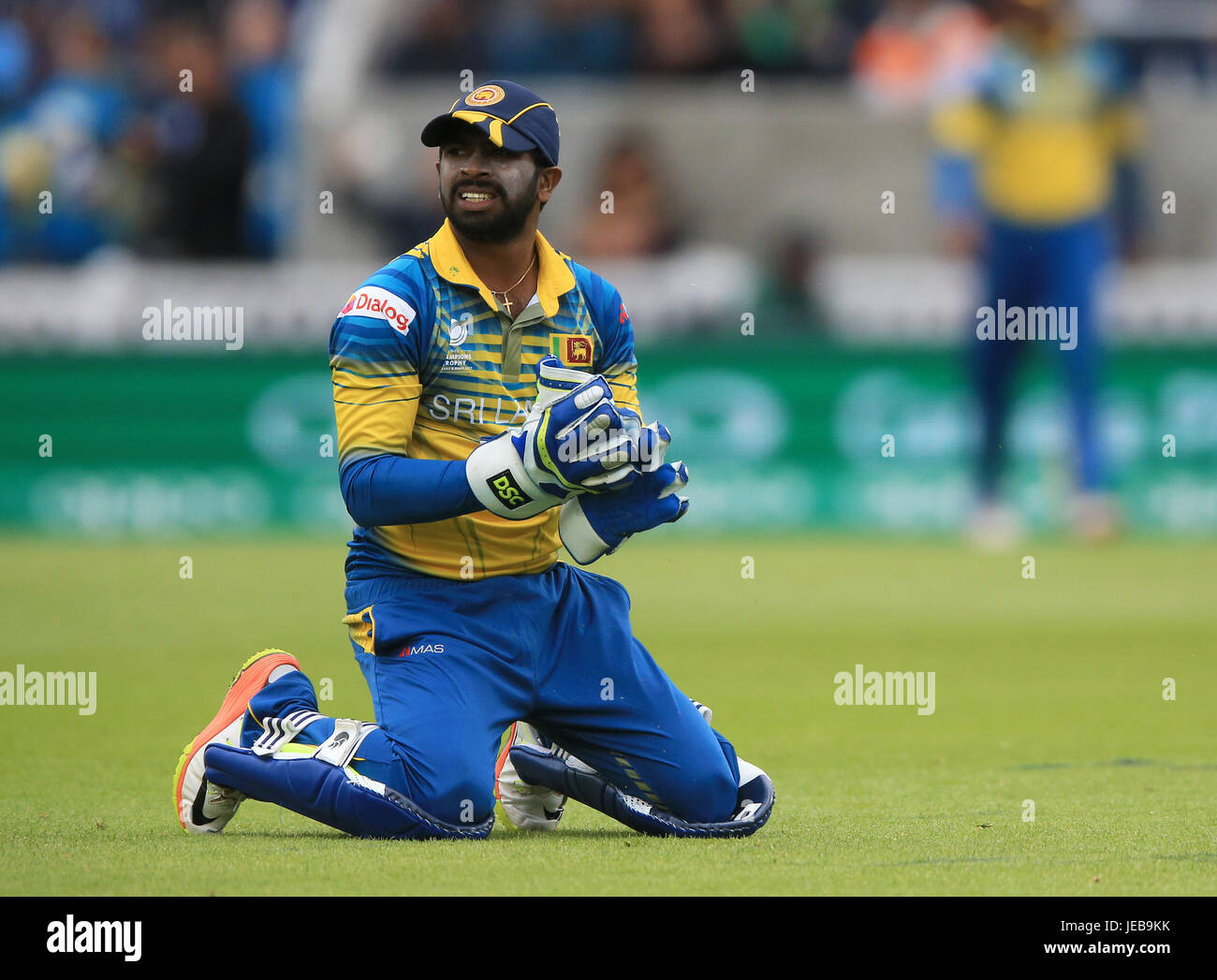 Sri Lanka's Niroshan Dickwella Stock Photo - Alamy