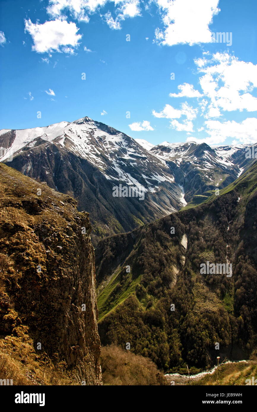 Beautiful Georgian landscape . Georgia, Caucasus Stock Photo - Alamy