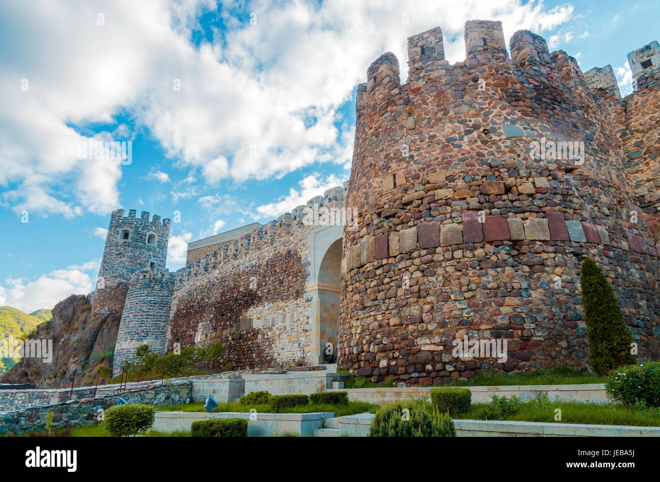Akhaltsikhe, Georgia - May 21, 2016 :Rabat Castle complex in Georgia ...
