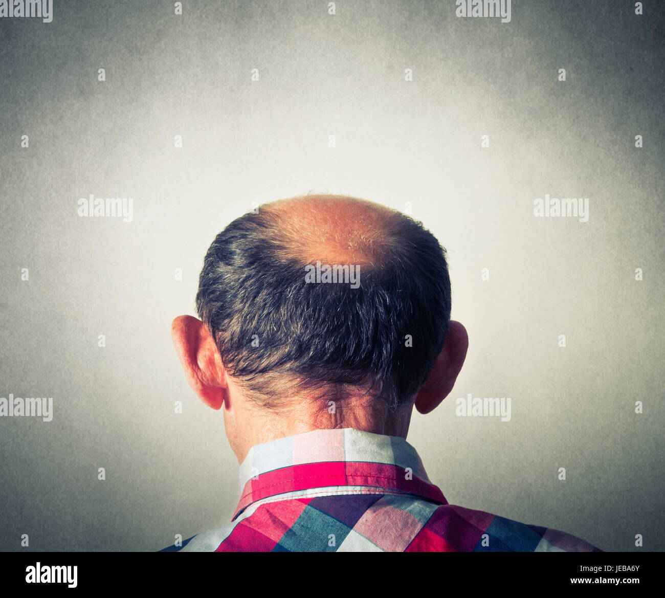 Caucasian elderly person rear view hi-res stock photography and images ...