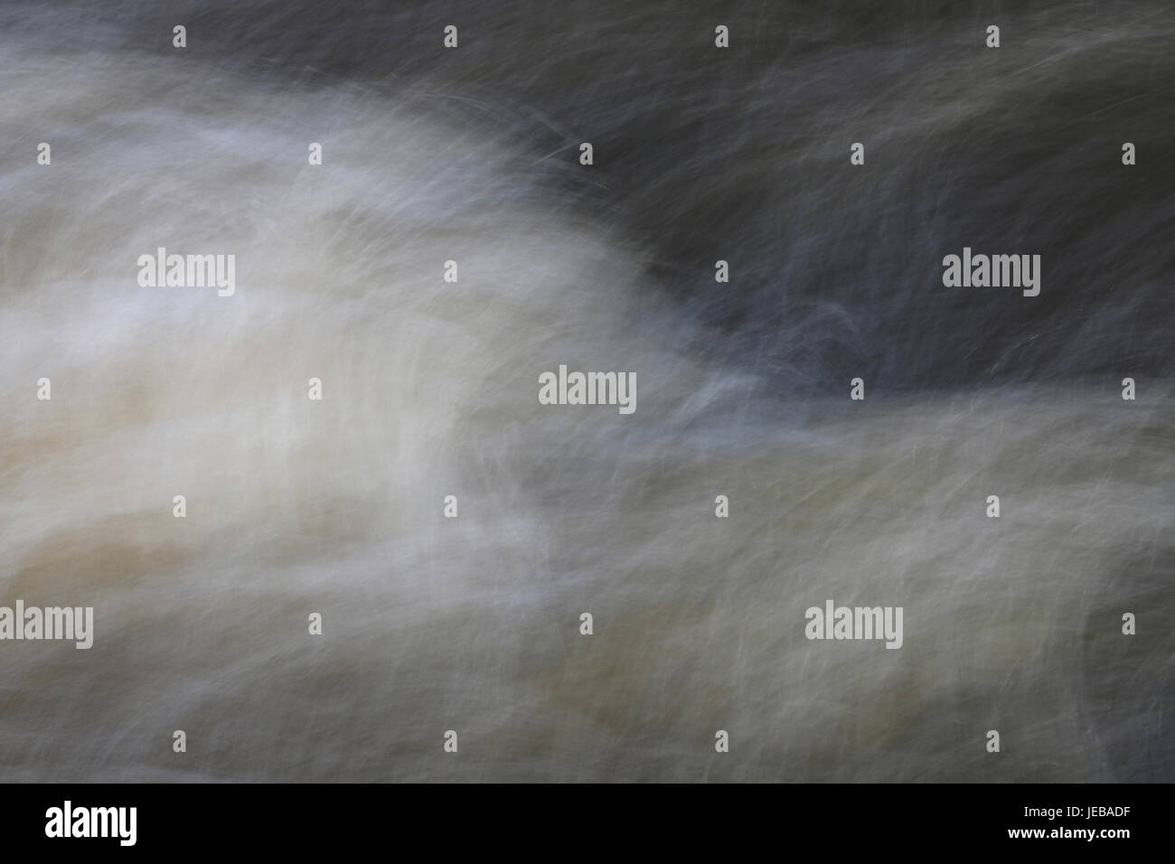 ICM intentional camera movement, rushing water in a moorland stream ...