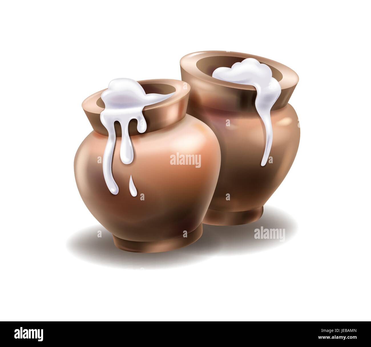 Indian pots Stock Vector Images - Alamy