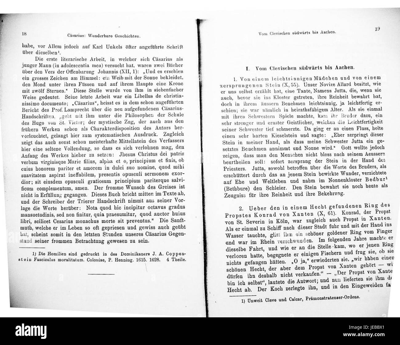 Page 13 from 'De Dialogus miraculorum' (The Dialogue of Miracles) by Kaufmann, a medieval ...