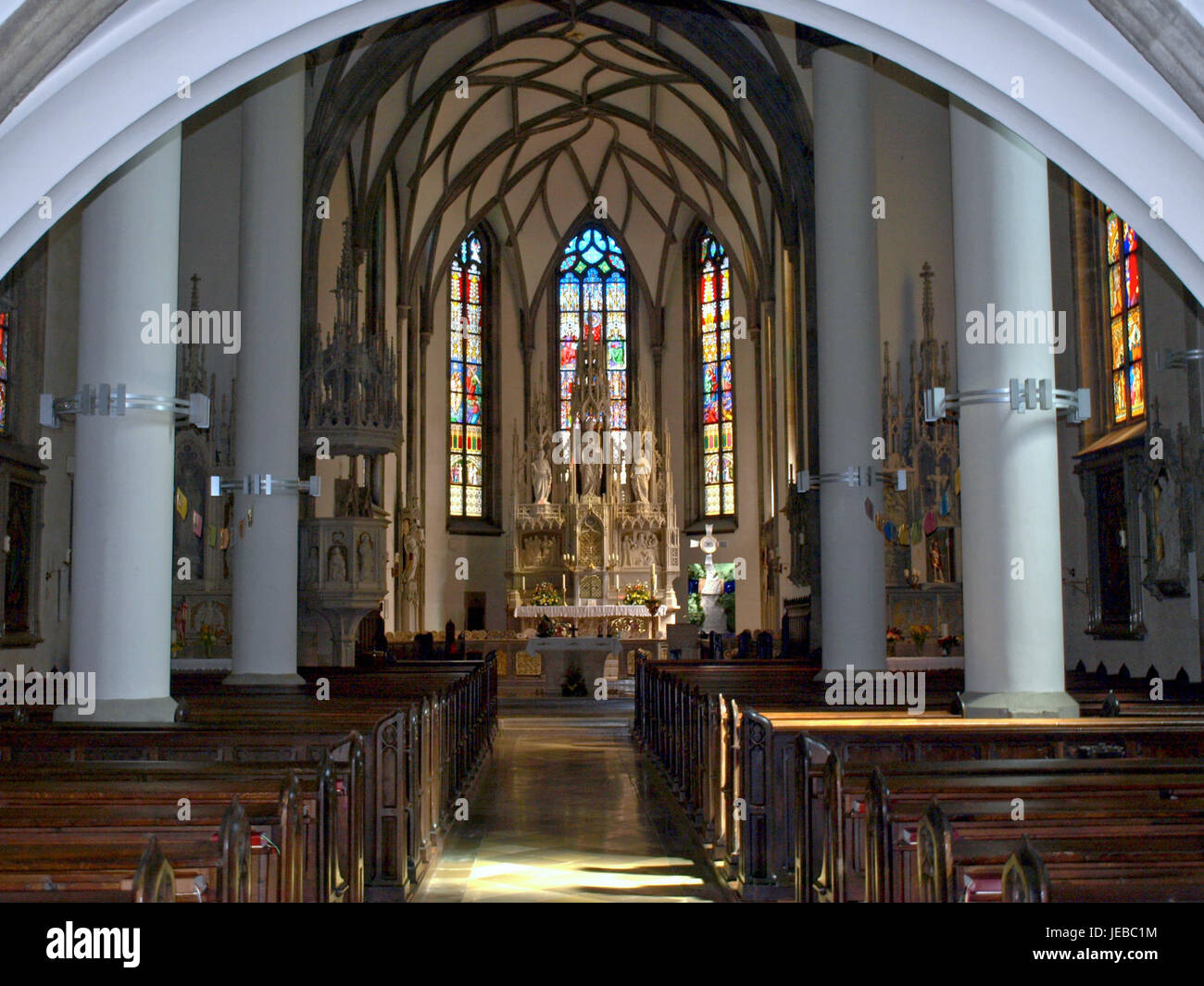 The Kath. Pfarrkirche Hl. Valentin in St. Valentin, Austria, is a Roman ...