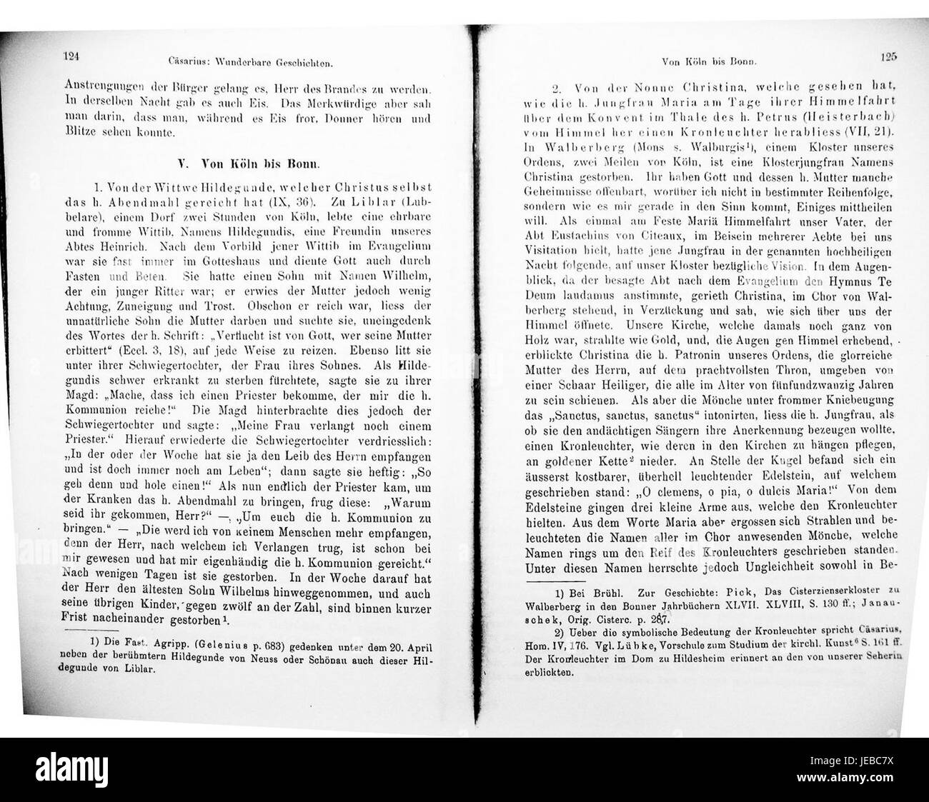 The image shows the manuscript 'De Dialogus miraculorum' by Kaufmann, a ...