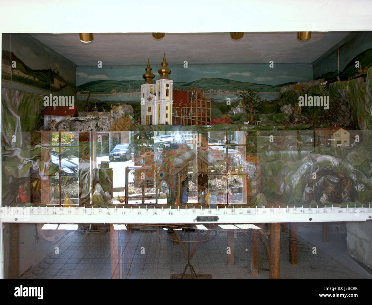 A photograph from April 24, 2013, of the mechanical nativity scene at ...
