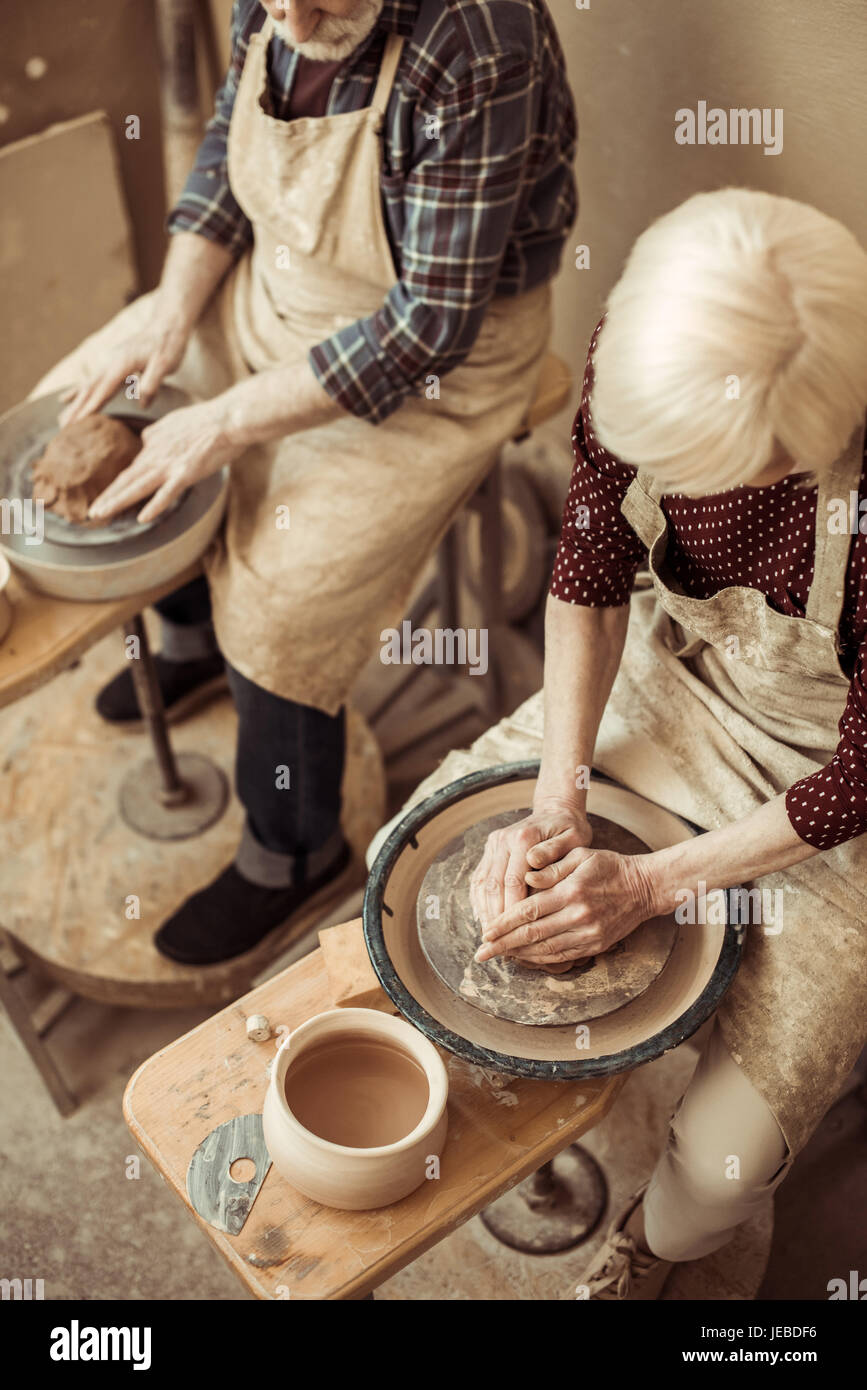 Pottery making process process hi-res stock photography and images - Alamy