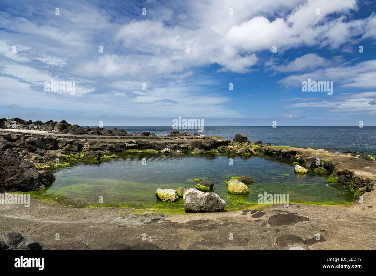North Shore near Santo Antonio at Sao Miguel Island, Azores archipelago ...