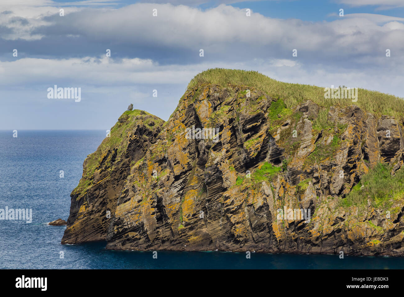 North Coast at Capelas on Sao Miguel Island, Azores archipelago in the ...