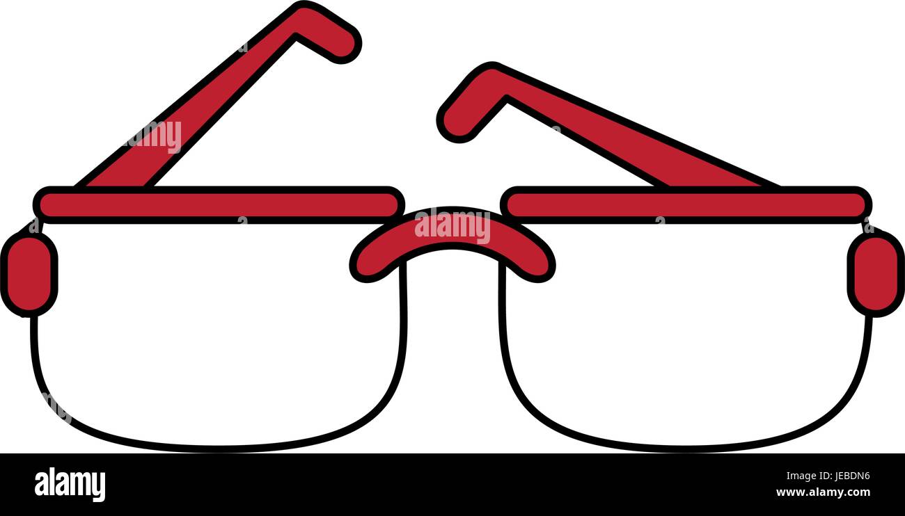 Cool glasses optical line Stock Vector Images - Alamy