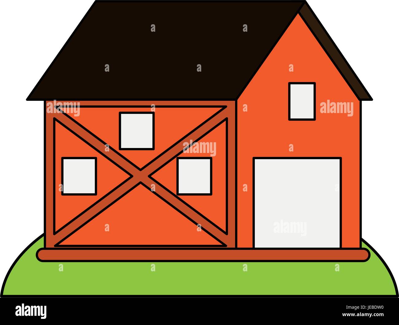 Rustic shed Stock Vector Images - Alamy
