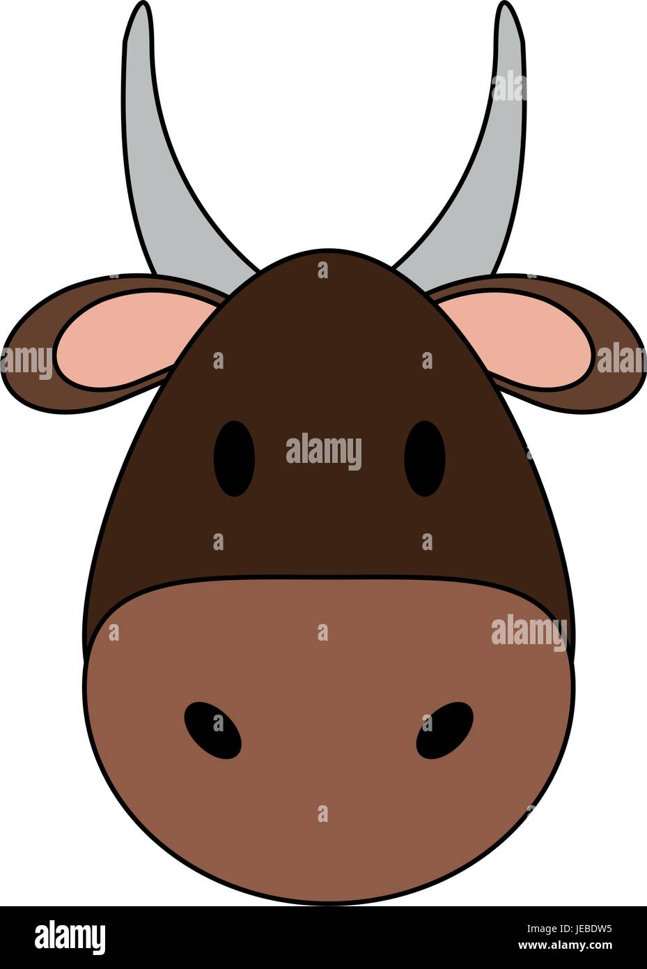 Cute bull design Stock Vector Image & Art - Alamy