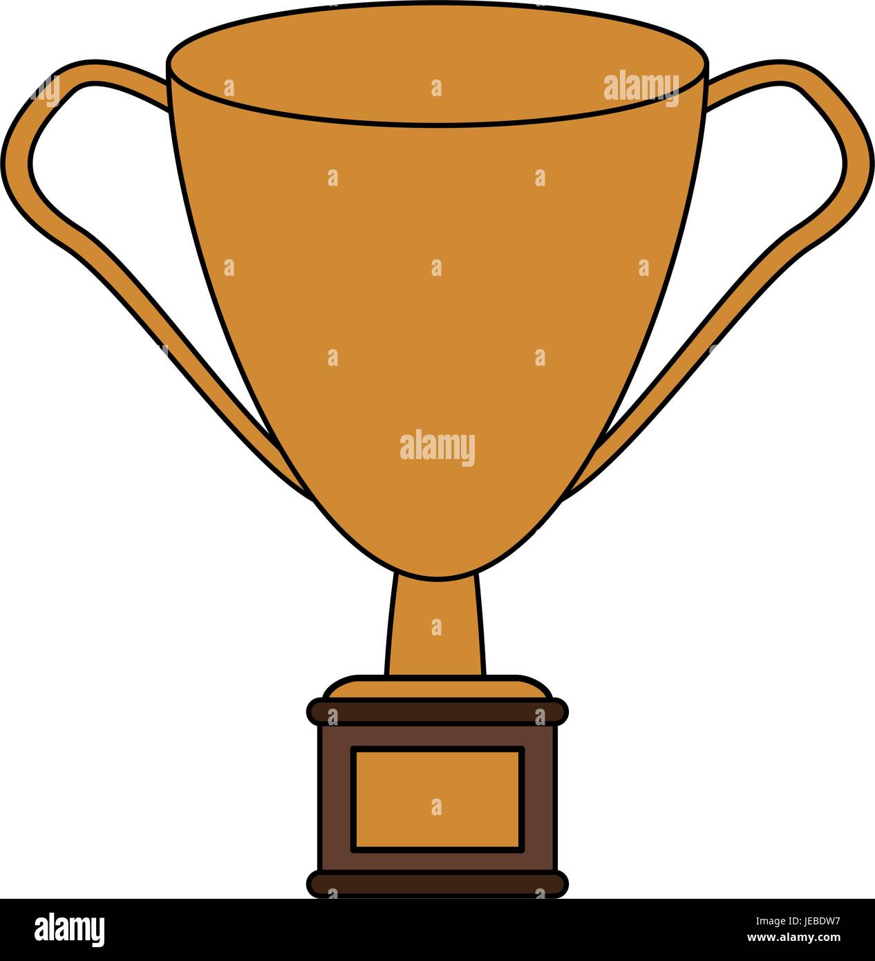 Trophy vector illustration Stock Vector Image & Art - Alamy