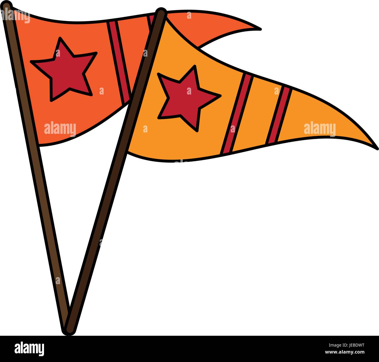 Pennant vector illustration Stock Vector Image & Art - Alamy