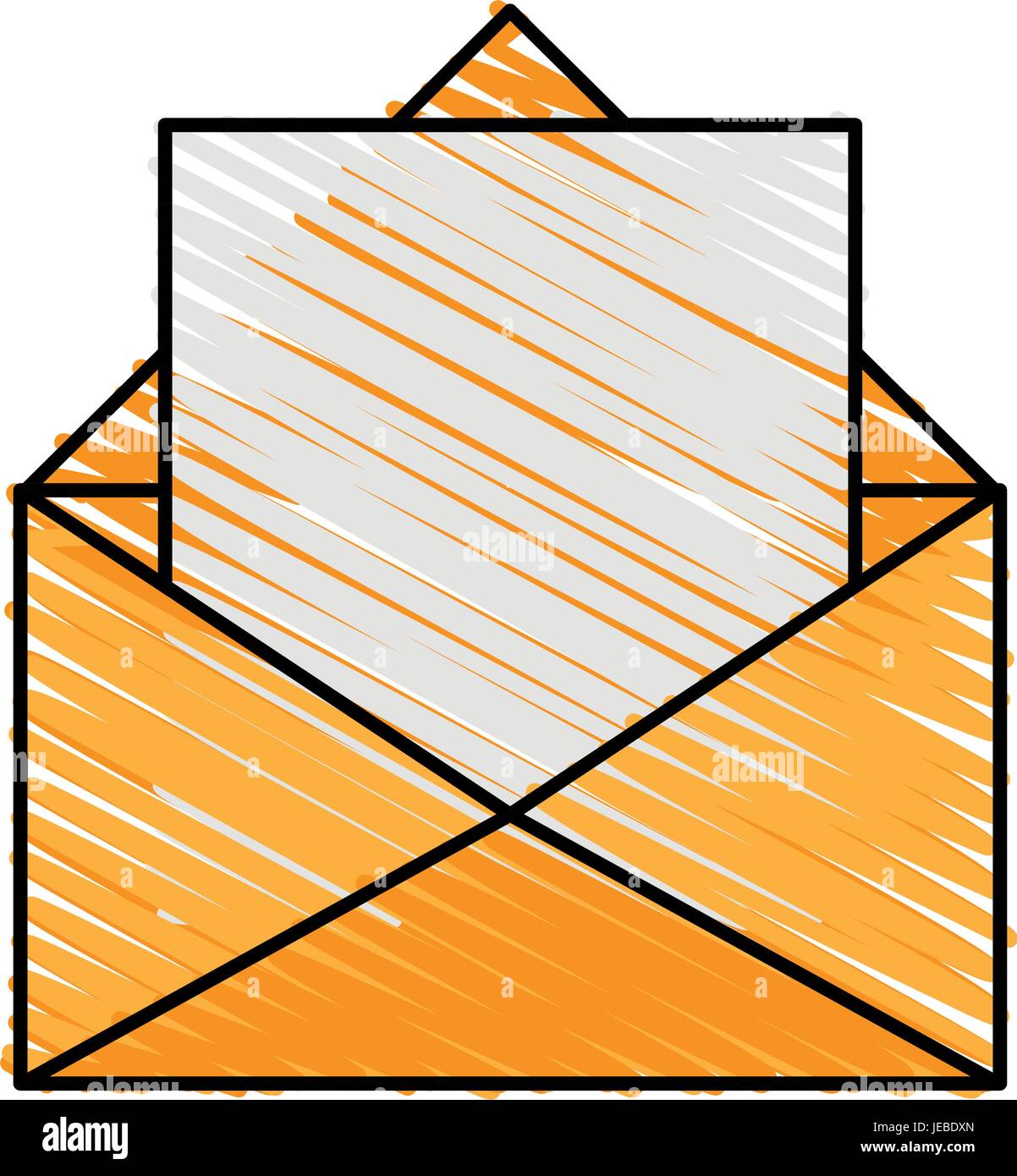 Envelope with letter design Stock Vector Image & Art - Alamy