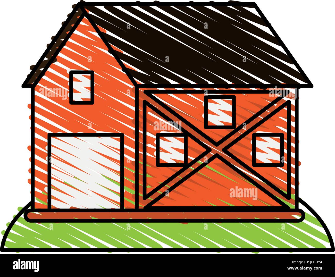 Barn vector illustration Stock Vector Image & Art - Alamy