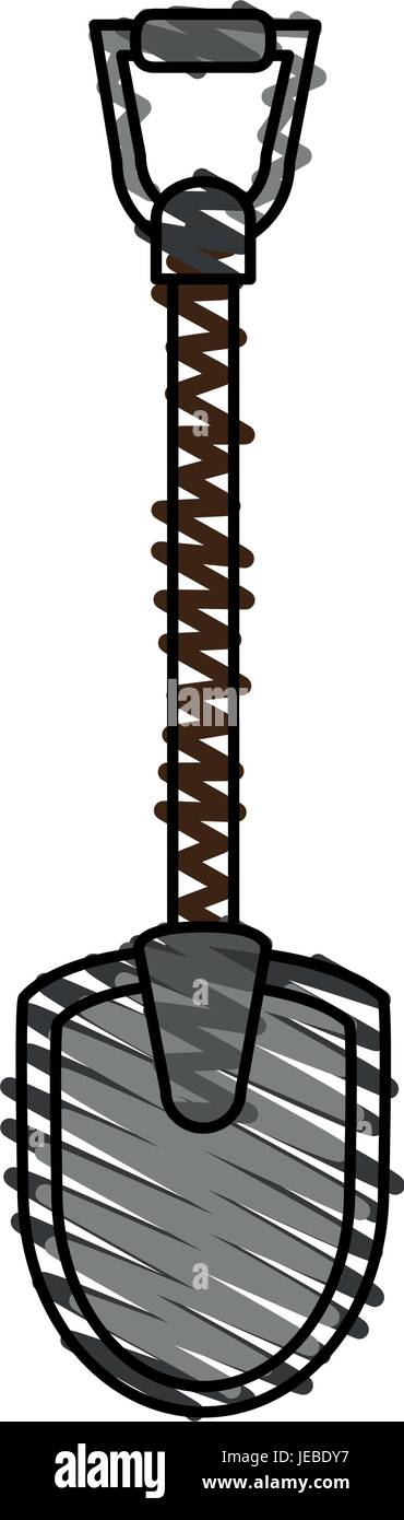 Shovel vector illustration Stock Vector Image & Art - Alamy