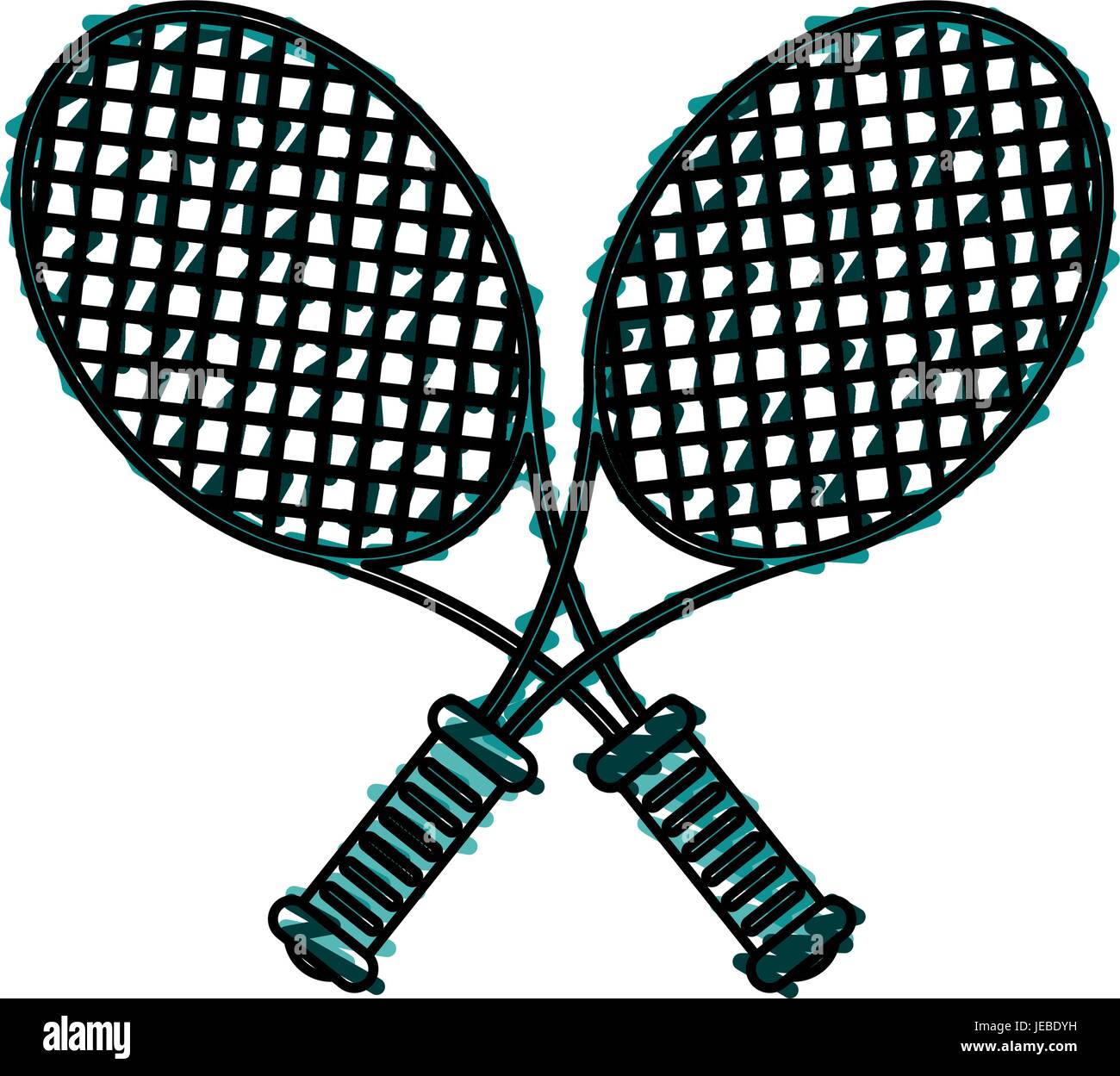 Racket vector illustration Stock Vector Image & Art - Alamy