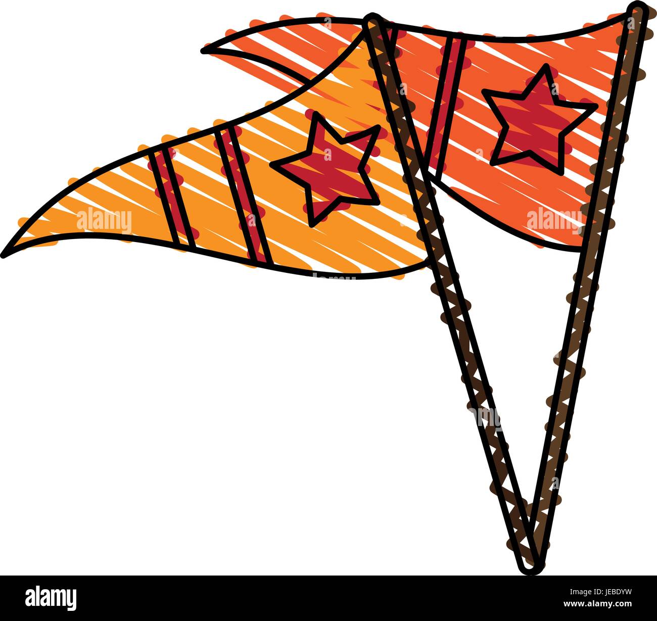 Pennant vector illustration Stock Vector Image & Art - Alamy