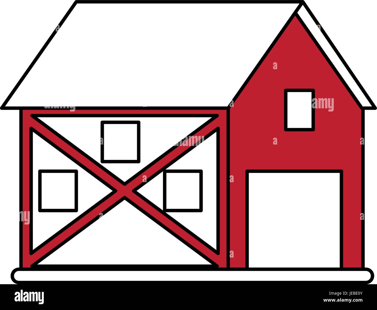 red barn design Stock Vector Image & Art - Alamy