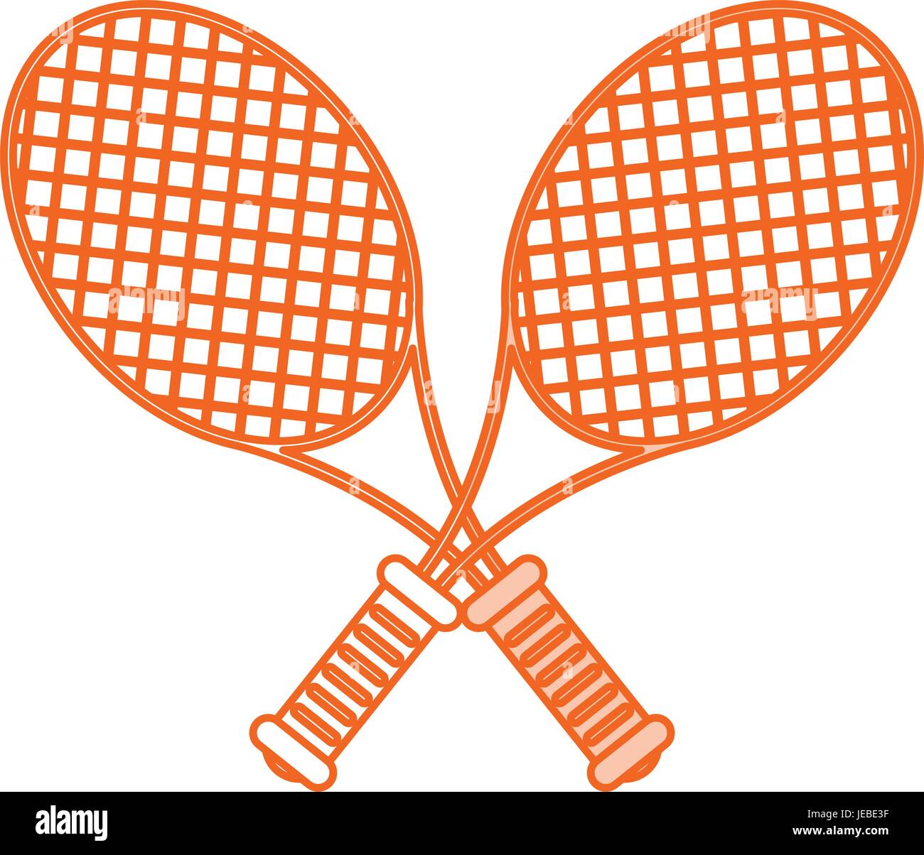 monocromatic rackets design Stock Vector Image & Art - Alamy