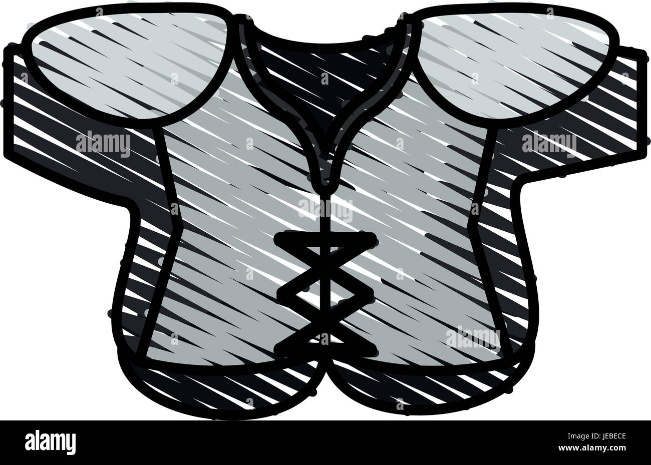 Sport clothes doodle Cut Out Stock Images & Pictures - Alamy