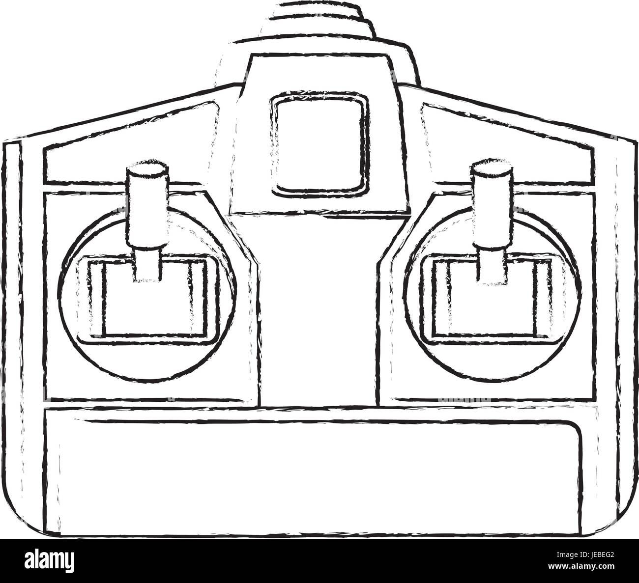 aerial drone remote control technology Stock Vector Image & Art - Alamy