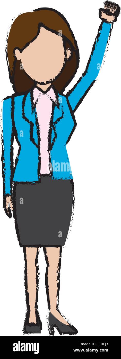 business woman politician character standing Stock Vector Image & Art ...