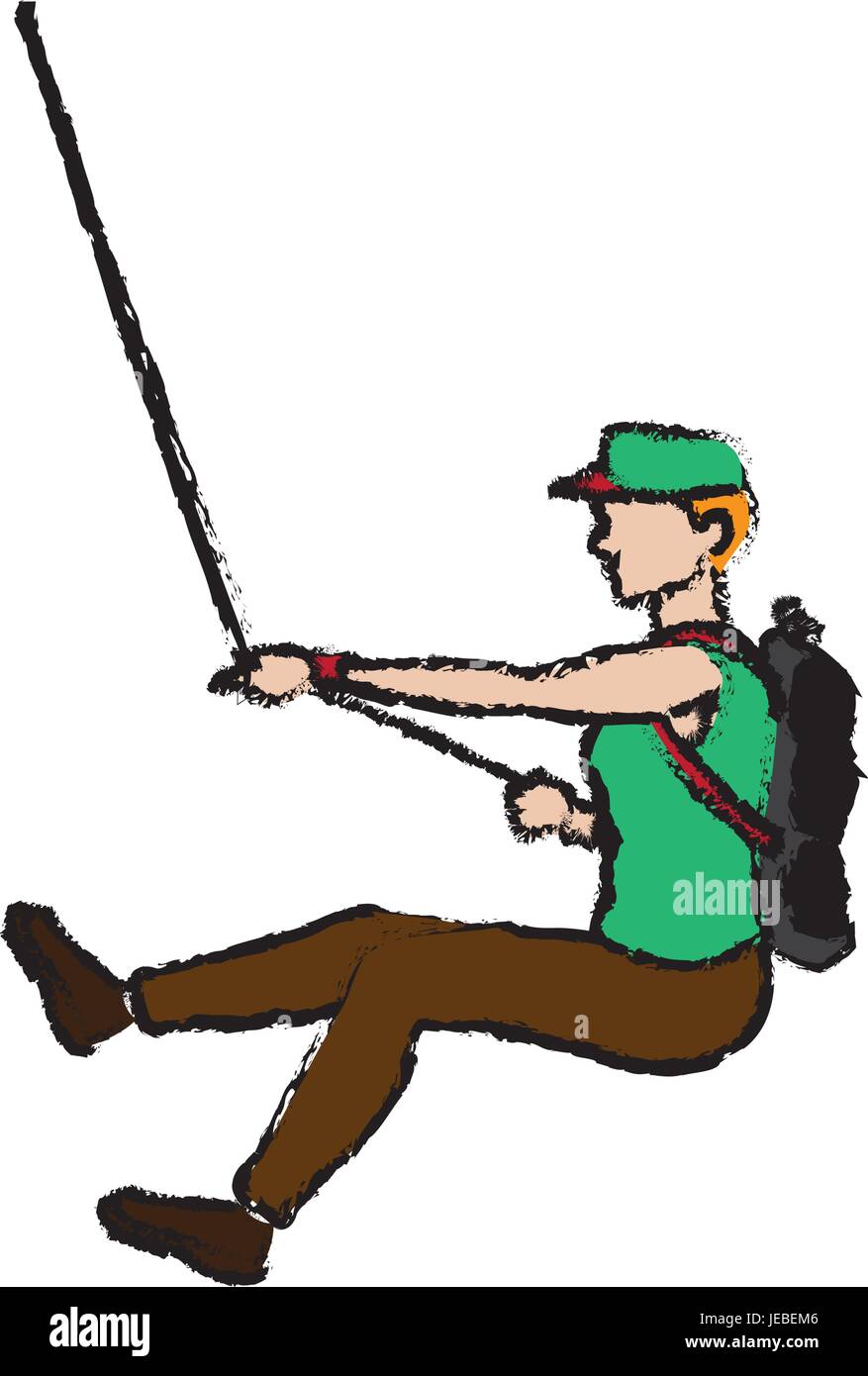 Adventure figure Stock Vector Images - Alamy