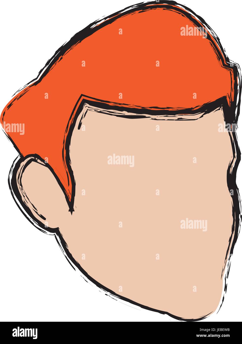head man character profile people design Stock Vector Image & Art - Alamy