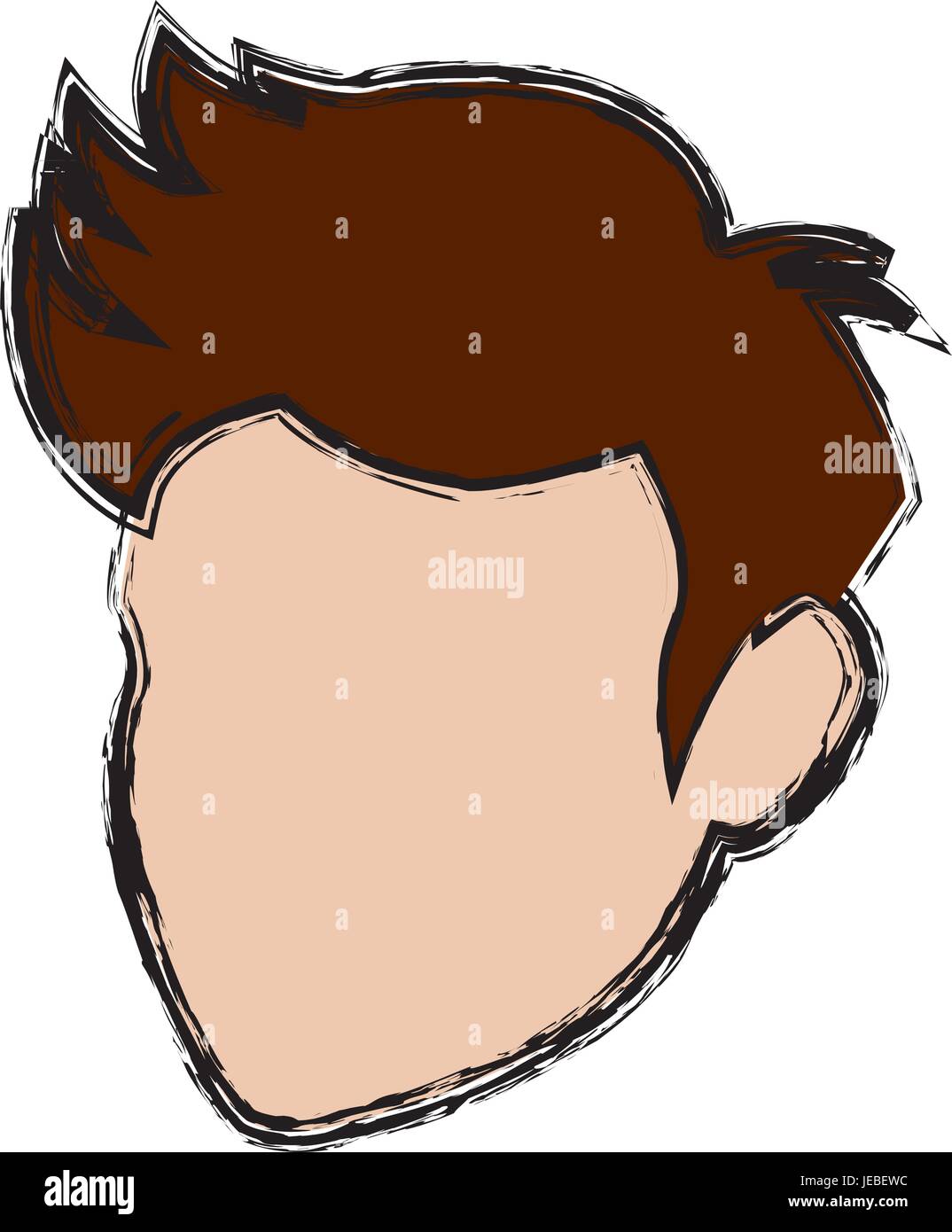 head man character profile people design Stock Vector Image & Art - Alamy