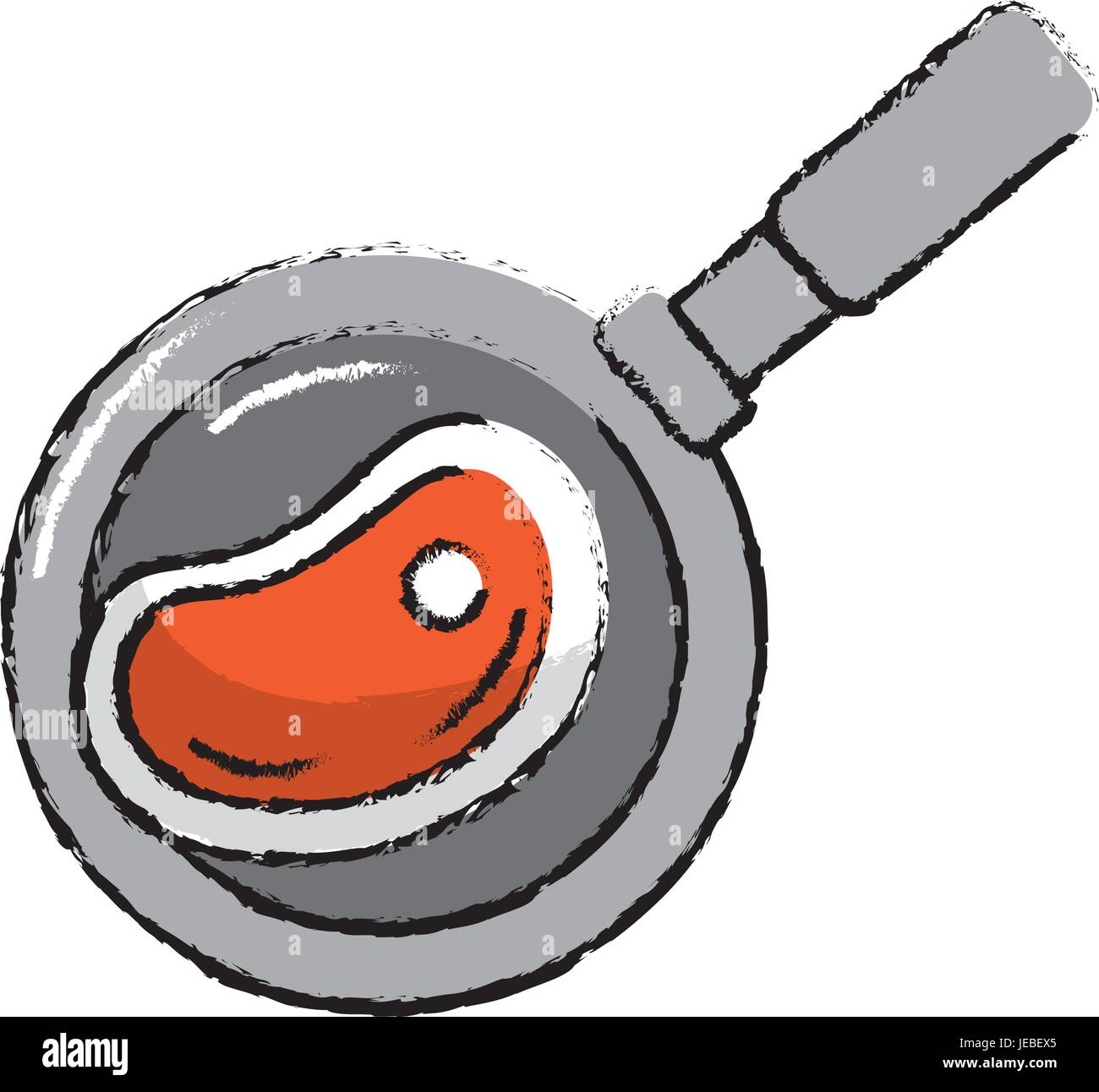 Grill skillet Stock Vector Images - Alamy