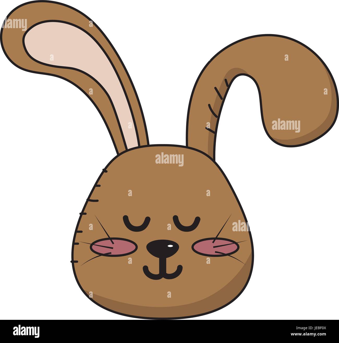 teddy rabbit boy head animal wild Stock Vector Image & Art - Alamy