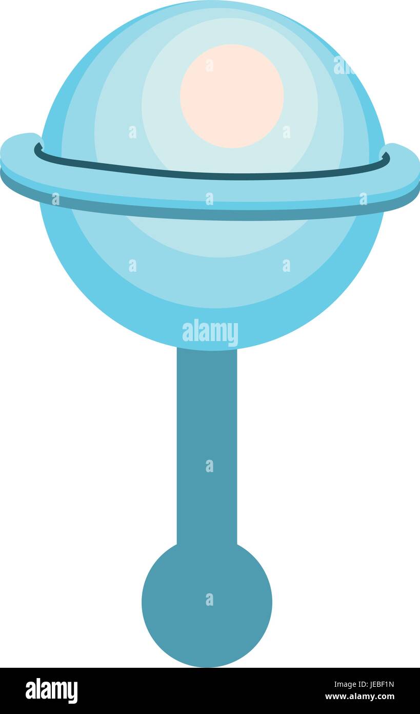 Baby playing with rattle Stock Vector Images - Alamy