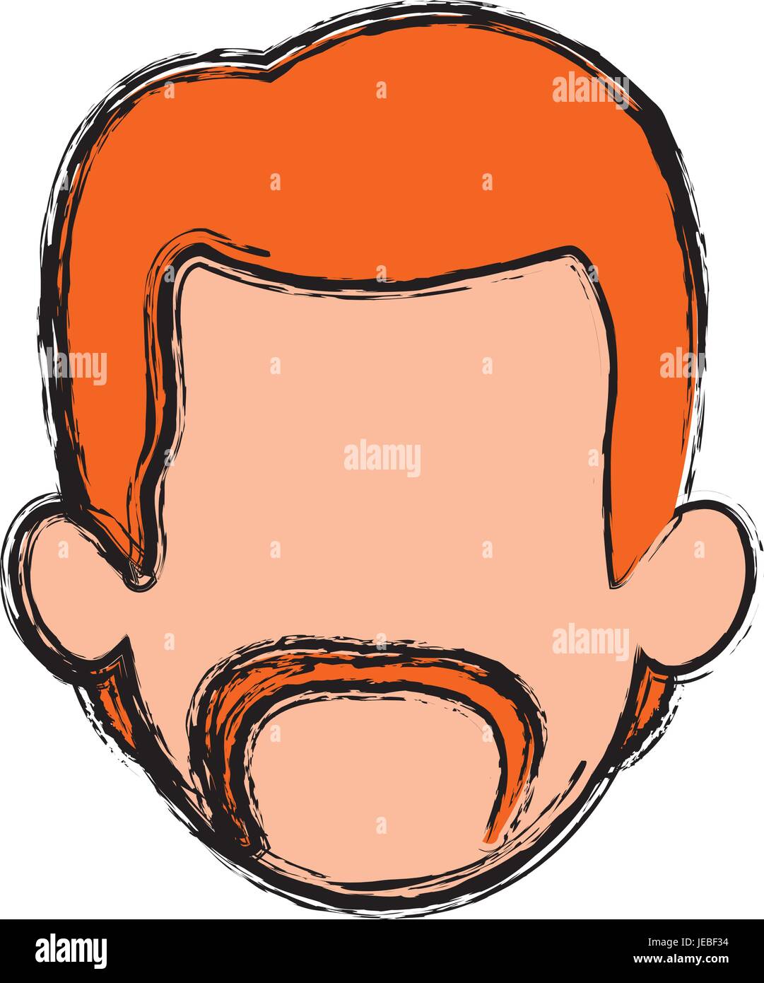 head man character profile people design Stock Vector Image & Art - Alamy